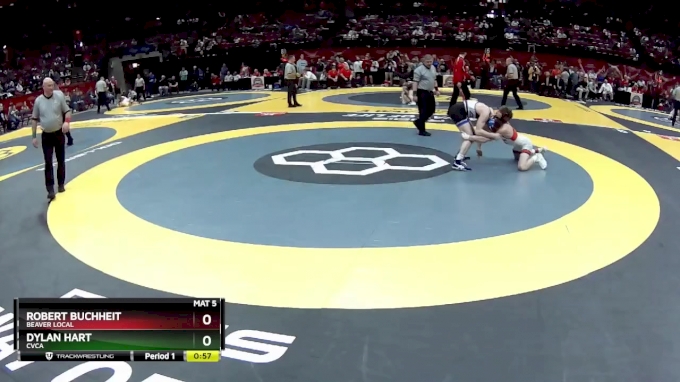 D2-132 lbs 5th Place Match - Dylan Hart, Cvca vs Robert Buchheit ...