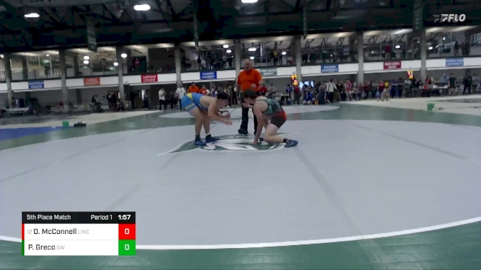 163-180 lbs 5th Place Match - Dawson McConnell, Lincoln vs Peter Greco ...