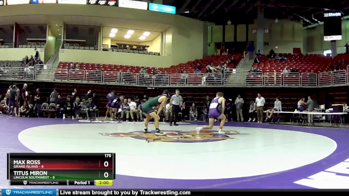 175 lbs Round 1 (6 Team) - Titus Miron, Lincoln Southwest vs Max Ross ...