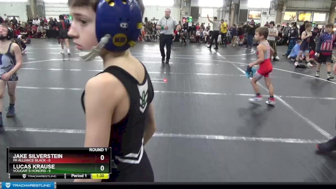 52 lbs Round 1 (6 Team) - Jacobi Burkett, PA Alliance Black vs Dominick ...