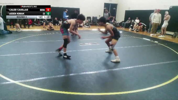 143 lbs Round 2 - Aiden Kimak, Carolina Reapers vs Caleb Casillas ...