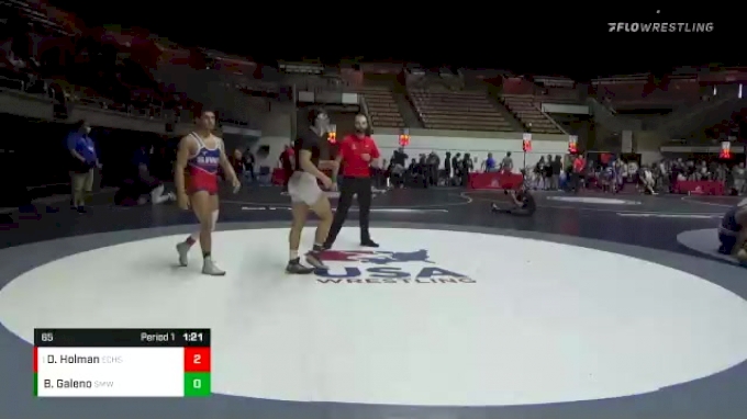65 lbs Quarterfinal - Devin Holman, El Capitan High School Wrestling vs ...