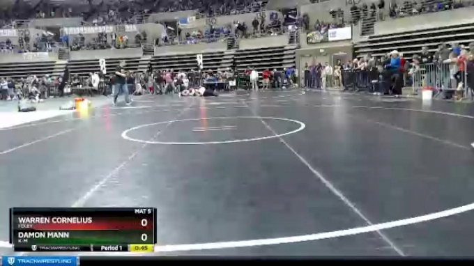 72 lbs Quarterfinal - Warren Cornelius, Foley vs Damon Mann, K-M