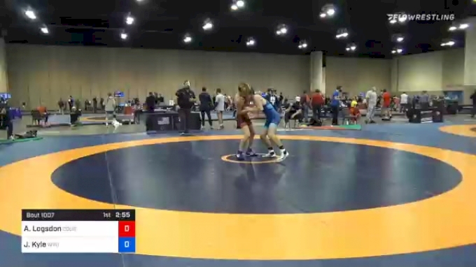55 kg Prelims - Alex Logsdon, Cougar WC vs Josh Kyle, Wyoming Wrestling ...