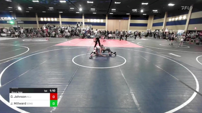 95 lbs Quarterfinal - Darion Johnson, All-Phase WC vs Jacob Millward ...