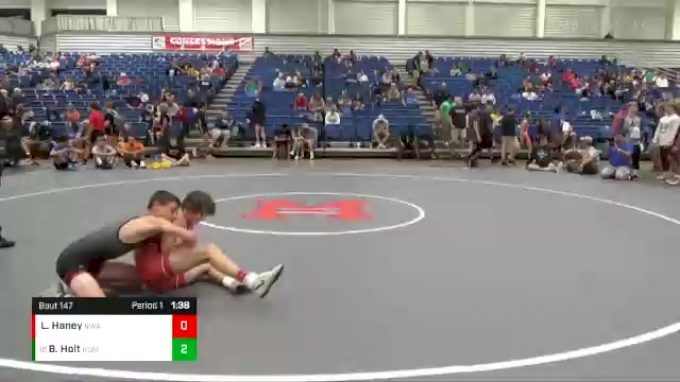 109 lbs Cons. Round 3 - Bryce Holt, Romeo vs Logan Haney, Region ...