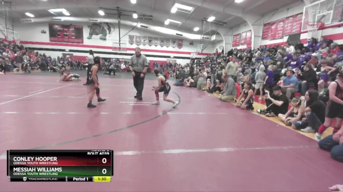 75 lbs Round 3 - Messiah Williams, Odessa Youth Wrestling vs Conley ...