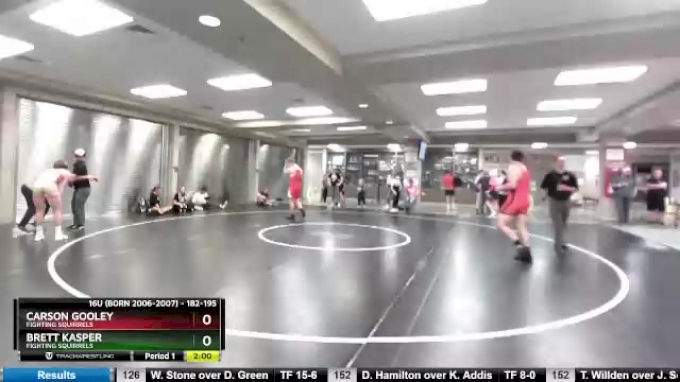 182-195 lbs Round 3 - Carson Gooley, Fighting Squirrels vs Brett Kasper ...
