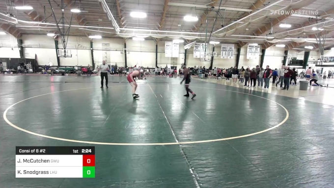 197 lbs Consi Of 8 #2 - Josh McCutchen, Gardner-Webb vs Kaleb Snodgrass ...