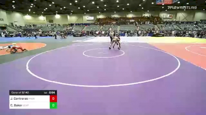 157 lbs Consi Of 32 #2 - Joseph Contreras, Pounders WC vs Cayden Baker ...