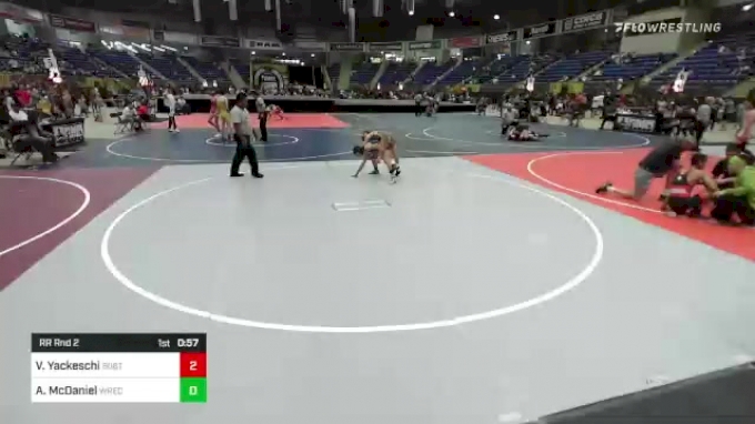 98 lbs Rr Rnd 2 - Vincent Yackeschi, 806Takedown Wrestling vs Allison ...