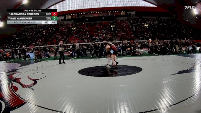 G 126 lbs Cons. Round 1 - Kali Waggoner, Tri-Valley vs Alexandra ...