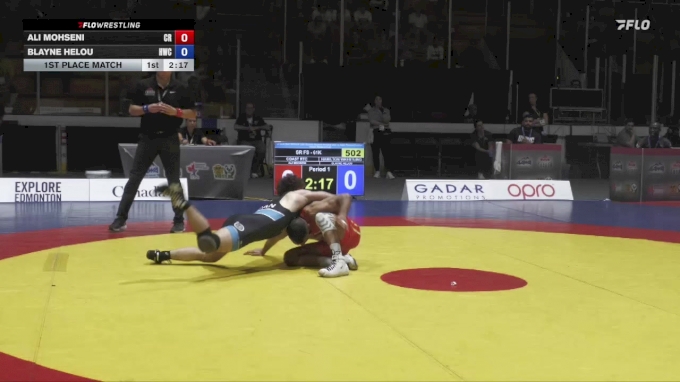 61kg (non-olympic) 1st Place Match - Ali Mohseni, Coast RTC vs Blayne ...