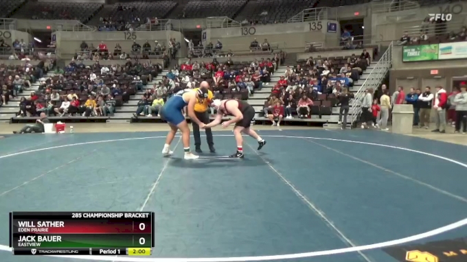 285 Championship Bracket 3rd Place Match - Will Sather, Eden Prairie vs ...