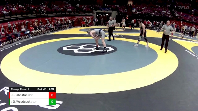 D1-157 lbs Champ. Round 1 - Grayson Woodcock, Dub. Coffman vs Jared ...