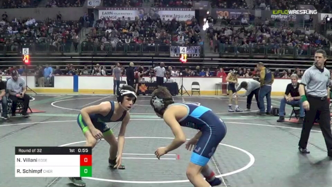 98 lbs Round Of 32 - Nicholas Villani, Edge Wrestling vs Ryan Schimpf ...