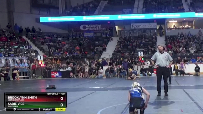 100 lbs Cons. Semi - Sadie Vice, Bluestem vs Brooklynn Smith, Iron ...