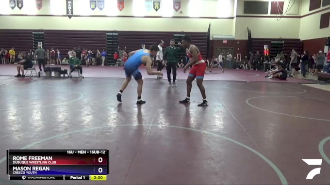 16UB-12 lbs Round 2 - Rome Freeman, Dubuque Wrestling Club vs Mason ...