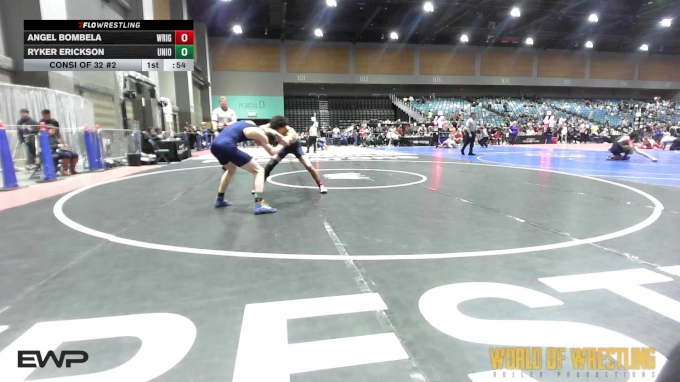 108 lbs Consi Of 32 #2 - Angel Bombela, Wright Wrestling Academy vs ...