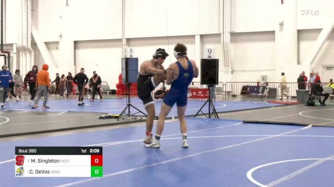 174 lbs C Of 8 #2 - Matthew Singleton, NC State vs Cade DeVos, South ...