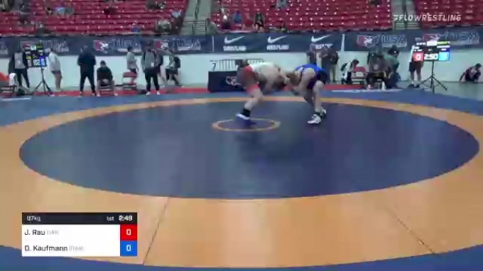 97 kg Round Of 16 - Josef Rau, Wildcat Wrestling Club / TMWC vs Darien ...