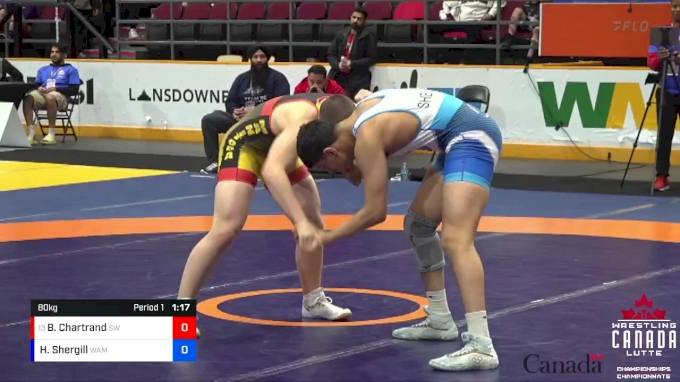 80kg 1st Place Match - Beau Chartrand, Schewa WC vs Harjot Shergill ...