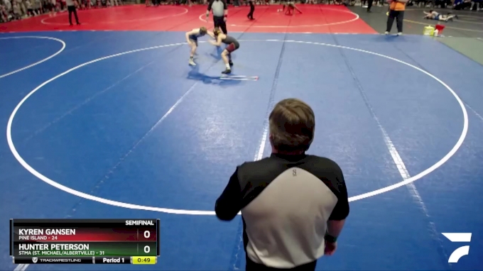 102 lbs Semis (4 Team) - Hunter Peterson, STMA (St. Michael/Albertville ...