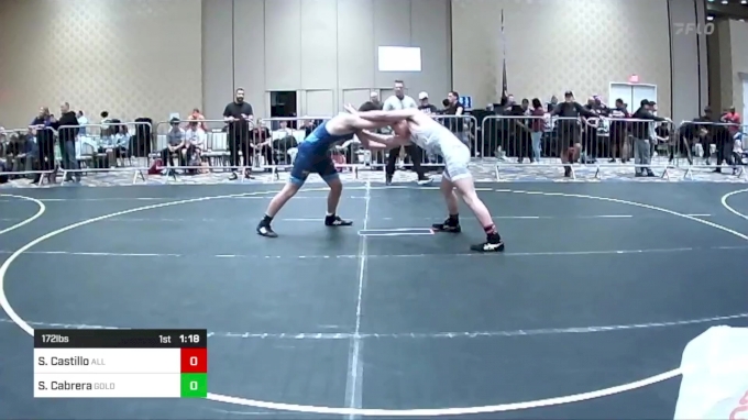 172 lbs Final - Samson Castillo, All In Wr Ac vs Santiago Cabrera, Gold ...