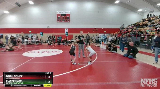58-61 lbs Round 4 - Marek Hatch, Platte Valley Jr WC vs Noah Gomez ...