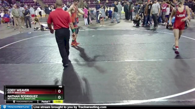 136 lbs Champ. Round 1 - Nathan Rodriguez, Betterman Elite Wrestling vs ...