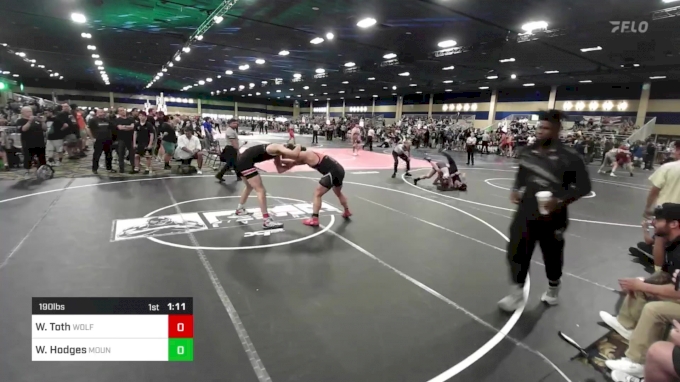 190 lbs Semifinal - Wyatt Toth, Wolfpack WC vs Wesley Hodges, Mountain ...
