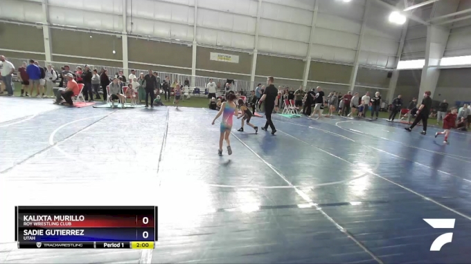 47-51 lbs Round 2 - Kalixta Murillo, Roy Wrestling Club vs Sadie ...