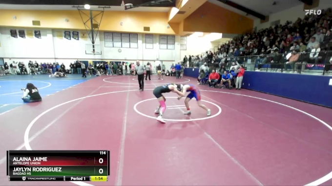 114 lbs Round 1 - Alaina Jaime, Antelope Union vs Jaylyn Rodriguez ...