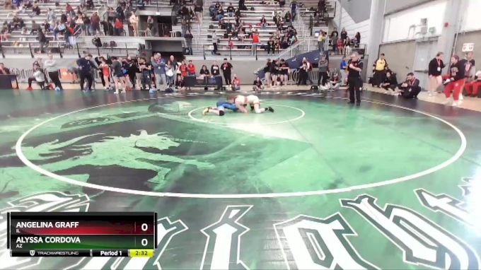 50 lbs Champ. Round 1 - Angelina Graff, IL vs Alyssa Cordova, AZ