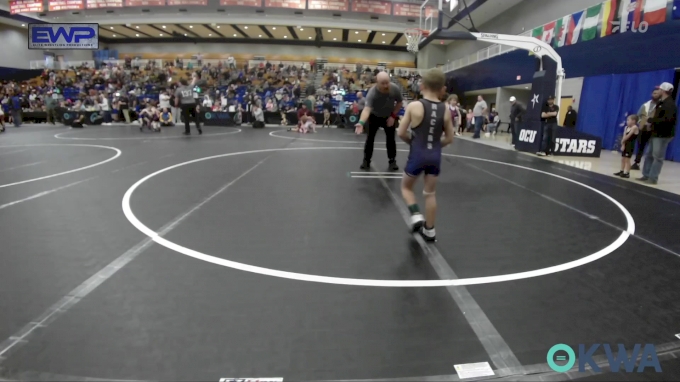 46 lbs Round Of 16 - Stetson Manuel, Newkirk Takedown Club vs Johnny ...