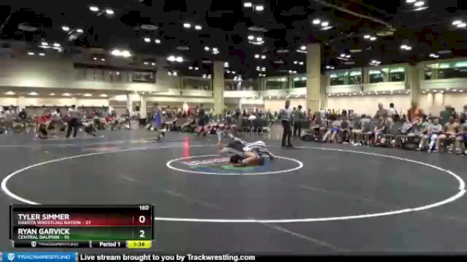 160 lbs Round 6 (10 Team) - Ryan Garvick, Central Dauphin vs Tyler ...