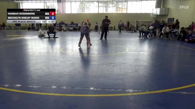 131 lbs 3rd Place Match - Brooklyn Shelby Burke, North Iowa Area CC vs ...