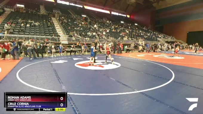 71 lbs Champ. Round 1 - Roman Adams, Windy City Wrestlers vs Cruz ...