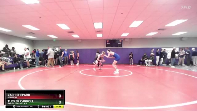 144 lbs Cons. Round 2 - Tucker Carroll, Battle Ground Aca. vs Zach ...