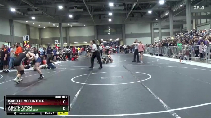 165 lbs Cons. Round 2 - Isabelle McClintock, Jr. Vikings vs Ashlyn ...