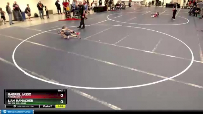 53 lbs Cons. Semi - Gabriel Jasso, No Nonsense vs Liam Hamacher, Becker ...