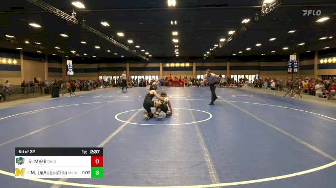 125 lbs Rd Of 32 - Ryan Meek, Ohio vs Michael DeAugustino, Michigan