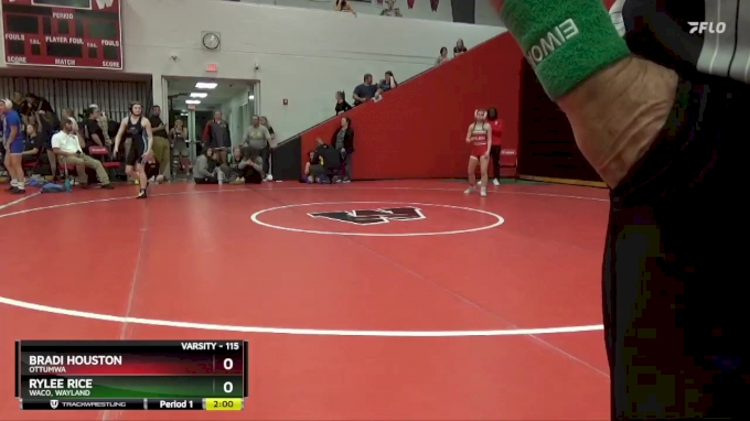 115 lbs 3rd Place Match - Rylee Rice, WACO, Wayland vs Bradi Houston ...