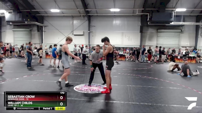 170 lbs Placement (4 Team) - William Childs, Level Up 2 vs Sebastian ...