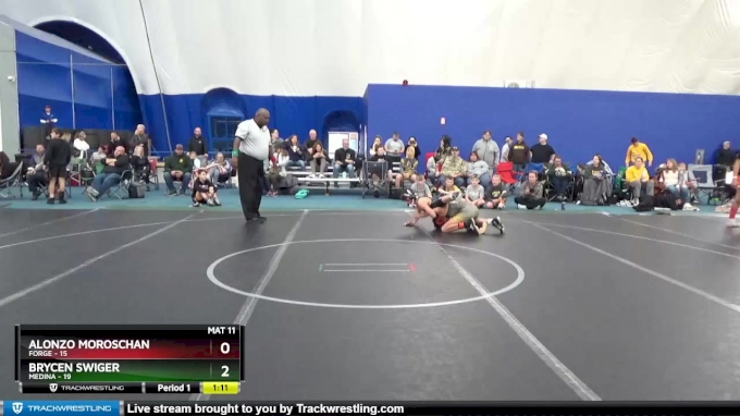 100 lbs Round 6 (10 Team) - Brycen Swiger, Medina vs Alonzo Moroschan ...