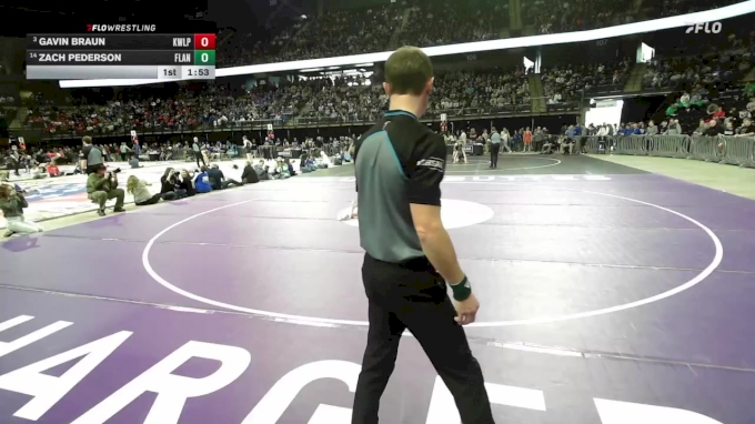 Champ. Round 1 - Gavin Braun, Kimball/White Lake/Platte-Geddes vs Zach ...