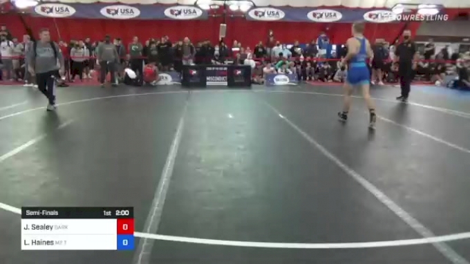 71 kg Semifinal - Joseph Sealey, Darkhorse Wrestling vs Levi Haines, M2 ...