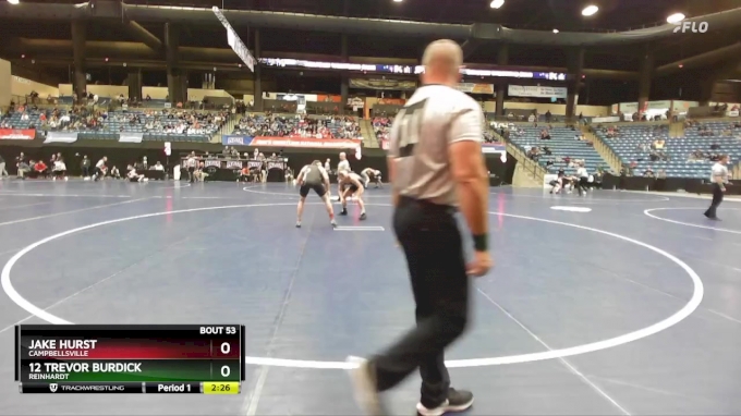 157 lbs Champ. Round 1 - Jake Hurst, Campbellsville vs 12 Trevor ...