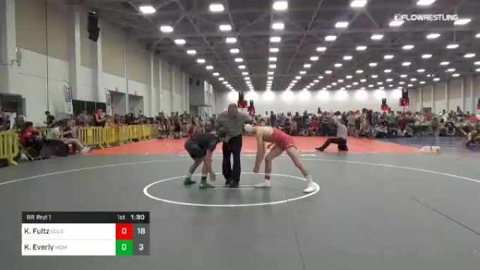 138 lbs Rr Rnd 1 - Kevin Fultz, Goldshine vs Kyler Everly, M2 Magicians