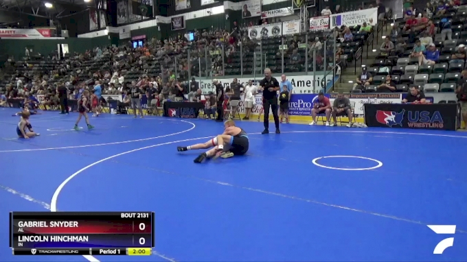 136 lbs Champ. Round 2 - Gabriel Snyder, AL vs Lincoln Hinchman, IN